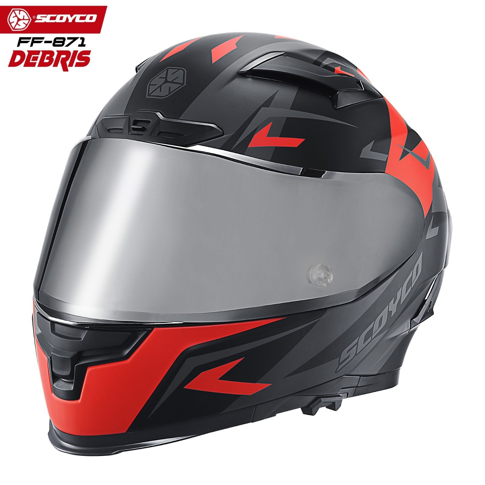 Scoyco Motosiklet Kaskı 871 Debris Tam Kapalı | Kalyoncu Motor
