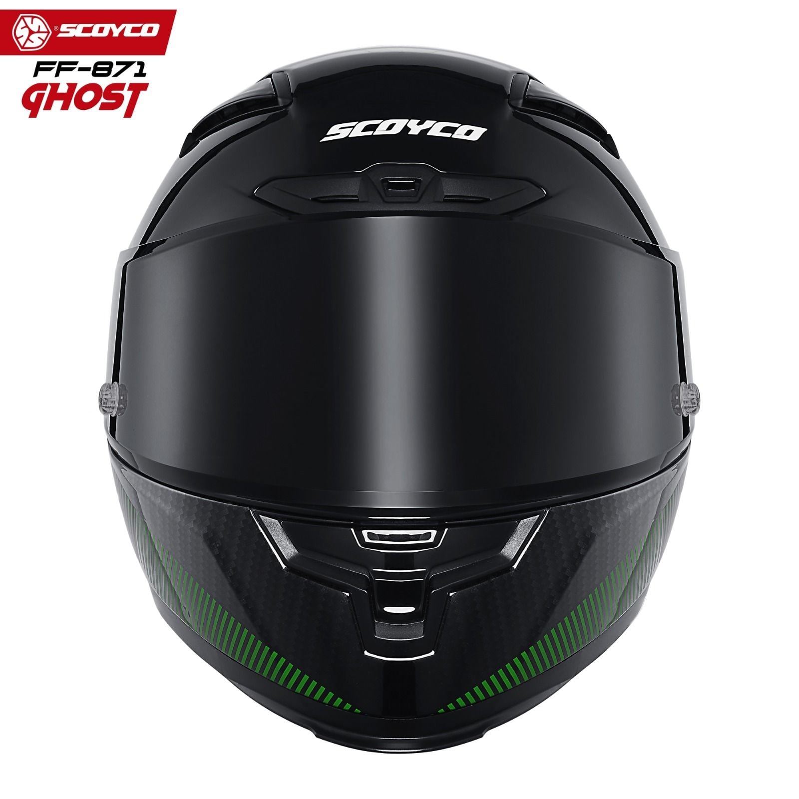 Scoyco Motosiklet Kaskı 871 Ghost Tam Kapalı | Kalyoncu Motor