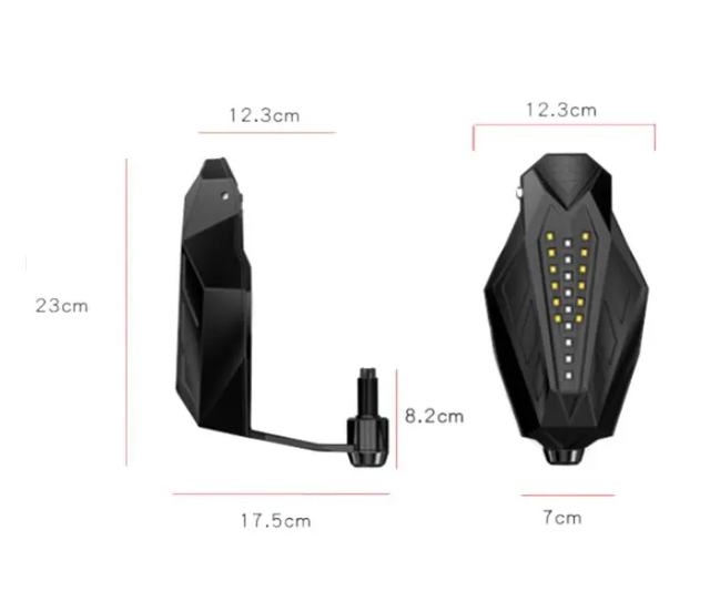 Bajaj Pulsar NS 200 Spirit Beast Ledli Motosiklet Elcik Koruma ...